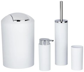 WENKO 24077800 - Set CALVO 6,5x13 cm bílá/lesk. chrom 24077800