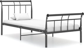 vidaXL Rám postele kov 90 x 200 cm [325031] Barva: Černá