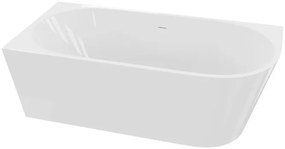 LaVita Caldera vana ke stěně 160x75 cm obdélníková bílá 5900378333760