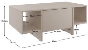 Kondela Konferenční stolek, kašmír, STANDO STD02
