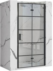 Rea - MOLIER skládací sprchové dveře 90x190cm, černá, REA-K8538