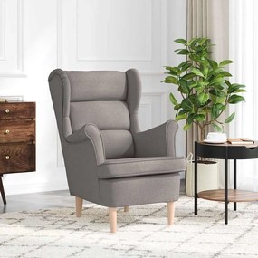 vidaXL Křeslo 74 x 84 x 100 cm textil [4016905] Barva: taupe