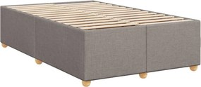 Box spring postel s matrací taupe 120x200 cm textil 3286644