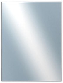 DANTIK - Zarámované zrcadlo - rozměr s rámem cca 60x80 cm z lišty Hliník šedá | P02-006 (7002006)