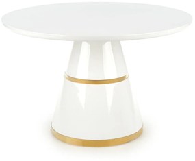 Jídelní stůl Varam (bílá + zlatá) (pro 4 osoby). 1028079