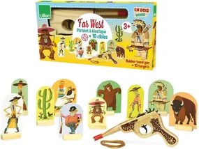 Vilac Dřevěná western pistole s terči / od 3 let