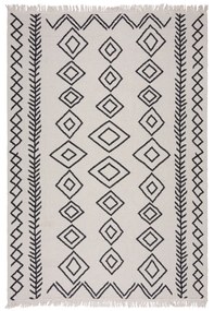 Flair Rugs koberce Kusový koberec Deuce Edie Recycled Rug Monochrome/Black - 160x230 cm