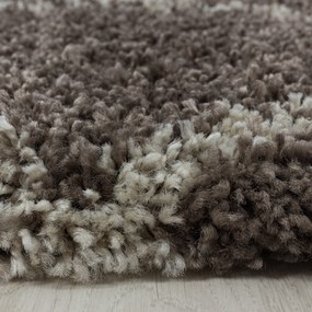 Ayyildiz Kusový koberec ALVOR 3401, kulatý, Taupe Rozměr koberce: 80 cm KRUH