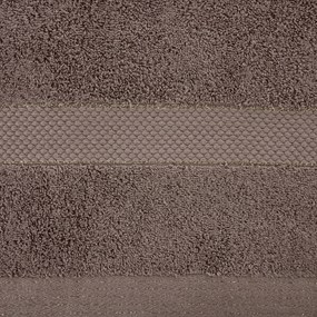 FROTÉ RUČNÍK BARI SADA 3KS 70X140 CM SVĚTLEHNĚDÁ