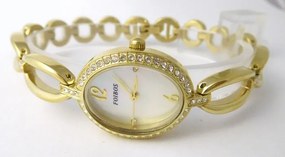Foibos Dámské ocelové kvalitní hodinky Foibos 3B45 (šperkovné s kamínky)