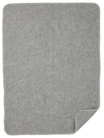 Vlněná dětská deka Soft Wool šedá 65x90, Klippan Švédsko Světle šedá