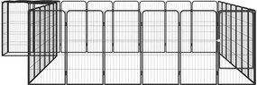 30panelová ohrádka pro psy černá 50 x 100 cm práškovaná ocel 3115953
