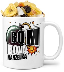 Hrnek Bombová manželka (Náplň hrníčku: Tropická směs)