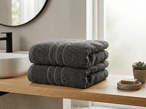 Ručník Comfort 50 x 100 cm tmavě šedý, 100% bavlna