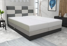 Manželská postel MONA včetně matrace, 180x200, Cosmic 100/Cosmic 10