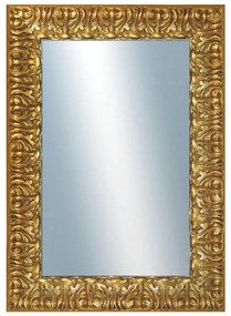 DANTIK - Zarámované zrcadlo - rozměr s rámem cca 50x70 cm z lišty ZVRATNÁ zdobná zlatá (2888)