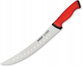 Řeznický nůž porcovací 210 mm Pirge Duo Butcher, červený
