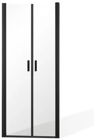 ROSS Modern black T2 100 cm, dvoukřídlé sprchové dveře