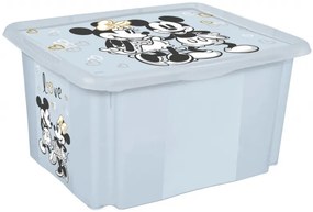 Keeeper Box na hračky Mickey Mouse love 24 l, modrý