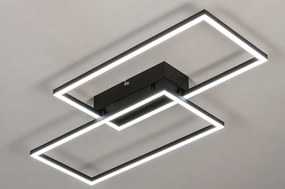Stropní stmívatelné LED svítidlo do kuchyně Canetra Black