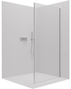 Cerano Porte, sprchová zástěna ke sprchovému koutu 100x195 cm, 8mm čiré sklo, chromový profil, CER-CER-413447