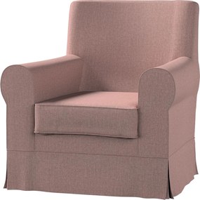 Potah na křeslo IKEA Ektorp Jennylund barva růžová látka pletený vzor