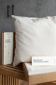 nanoSPACE Luxusní cestovní sada Nanobavlna® – režná biobavlna (prostěradlo v provedení plachta + polštář 50x50 cm)