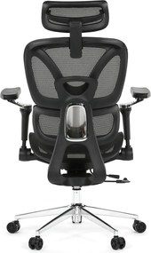 Ergonomická kancelářská židle FORCE - černá síťovina