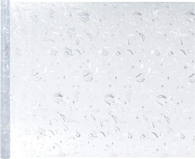 Okenní fólie 4 ks matné vzor květu PVC 3208982