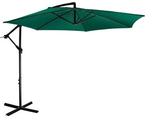 STILISTA Zahradní slunečník, 330 cm, zelený