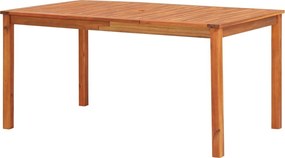 vidaXL Zahradní stůl 150 x 90 x 74 cm masivní akáciové dřevo [45962]