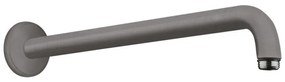 HANSGROHE Hansgrohe, sprchové rameno 389 mm, kartáčovaný černý chrom, HAN-27413340