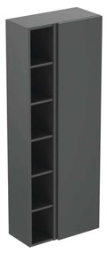Ideal Standard Finesse - Vysoká skříňka 60x30x160 cm, 1 dvířka, panty vpravo, matný antracit E3442Y2
