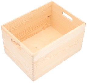 ČistéDřevo Dřevěný box 40 x 30 x 23 cm