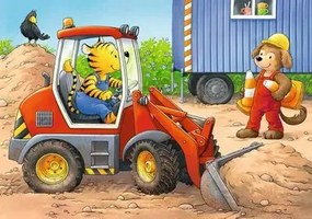 Ravensburger Zvířata na staveništi 2/4/6/8 dílků / od 2 let