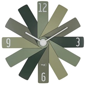 TFA 60.3020.04 - Designové nástěnné hodiny CLOCK IN THE BOX - zelené