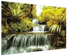 Obraz indonéských vodopádů (120x80 cm)