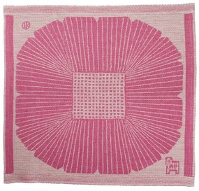 Lněný ubrus Anemone 35x35, růžový