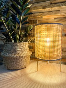 Toolight, noční lampa ve štýlu BOHO 19x31 cm GB2N21, hnědá, OSW-02800