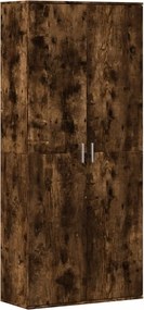 Skříň highboard kouřový dub 80 x 35 x 180 cm kompozitní dřevo 3276655