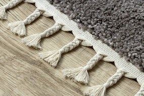 Dywany Łuszczów, Kusový koberec Berber 9000 brown, 80x150, hnědá, ložnice
