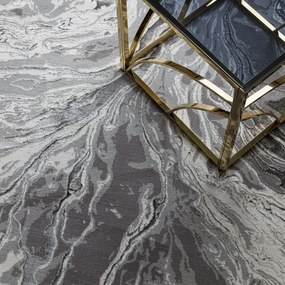 Dywany Łuszczów, Kusový koberec Bliss Z162BZ253 grey/cream, 80x150, šedá, kancelář