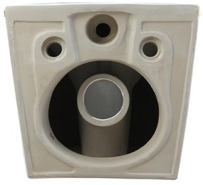 BPS-koupelny Podomítkový modul Geberit DuoFix s WC mísou MU-WH-GL-TR-03 + ovládací tlačítko Delta 20 bílá