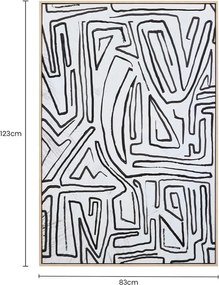 Obraz s rámem/na plátně 83x123 cm Astratto – Premier Housewares