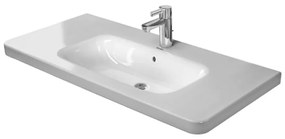 Duravit DuraStyle - Umyvadlo do nábytku, 1 otvor pro armaturu propíchnutý, 100x48 cm, bílé 2320100000