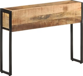 Truhlík 90 x 20 x 68 cm hrubé mangovníkové dřevo 321938