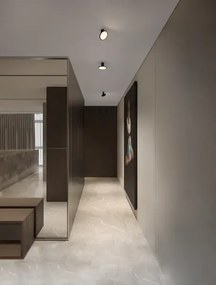 LED černé moderní stropní svítidlo Ekei