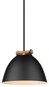 Závěsná lampa Århus černá/přírodní Rozměry: Ø  18 cm, výška 14 cm