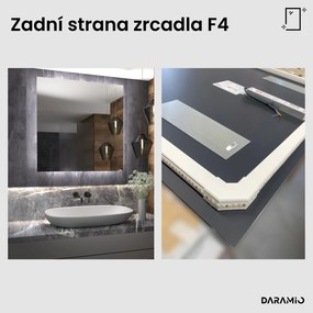 Zrcadlo do koupelny s LED osvětlením F4