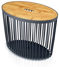 Dekorační stolek / univerzální oválný koš CLUBO 56,8 cm